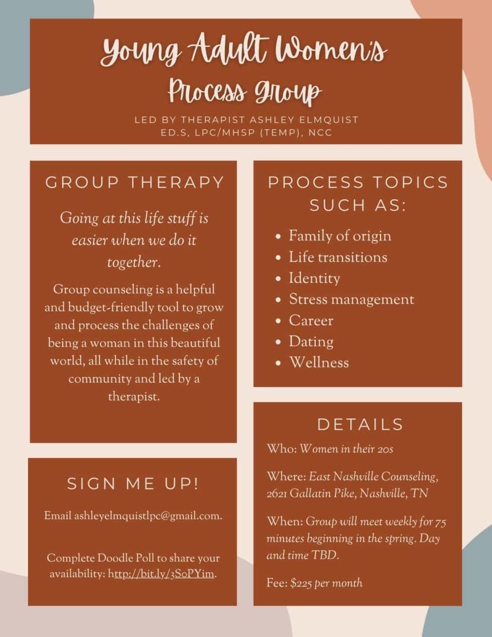 Young Adult Women’s Process Group | TLPCA