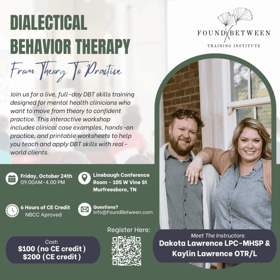 6 CE DBT Training: 10/24 | TLPCA