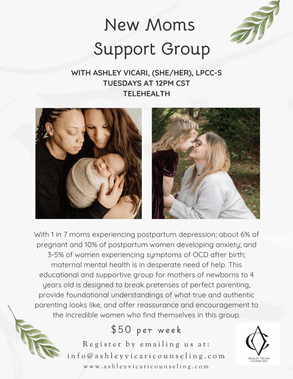 New Moms Support Group Openings | TLPCA